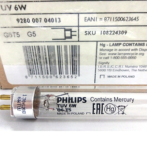 Bóng tiệt trùng máy lọc nước TUV 6W G6 T5 Philips
